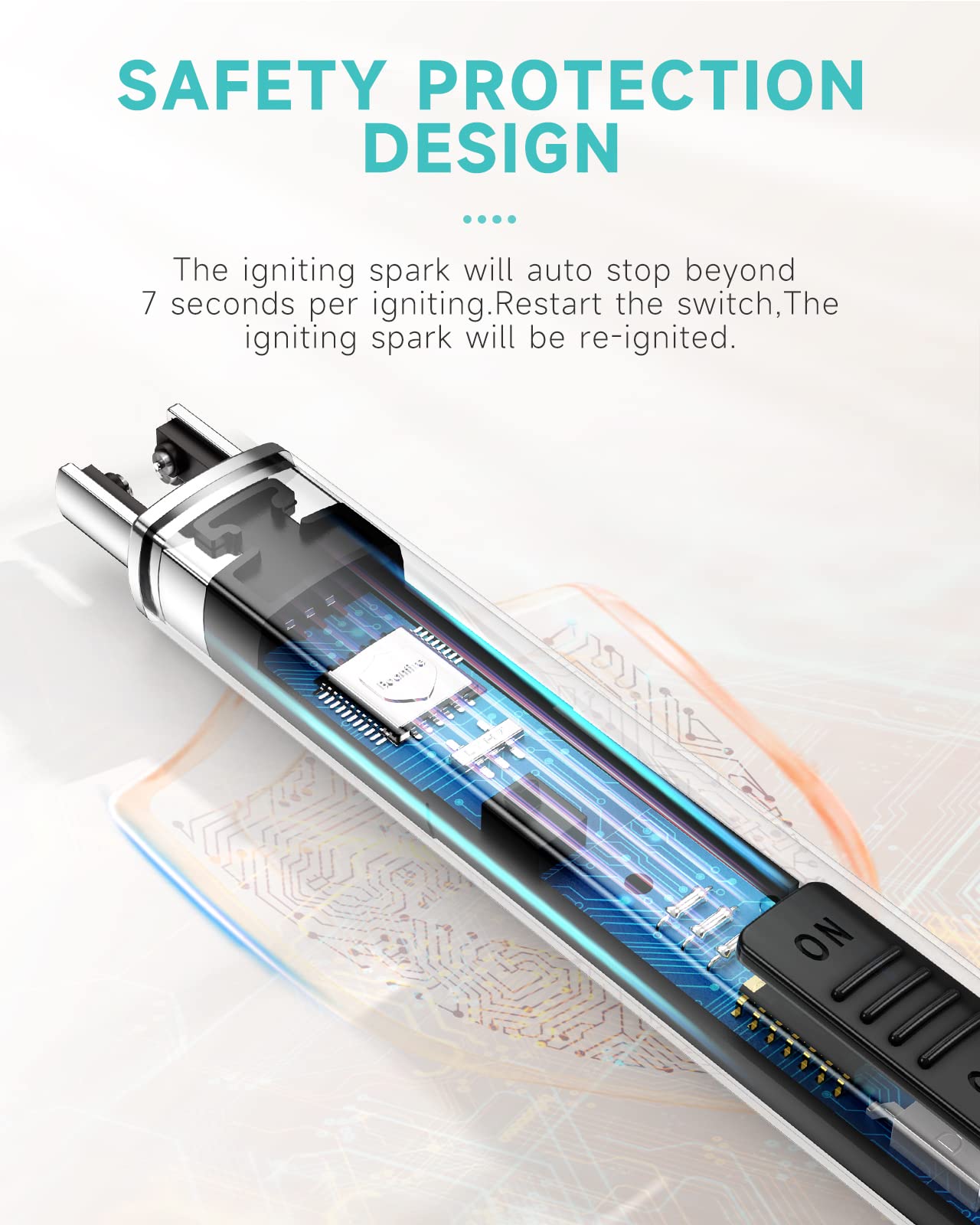 Candle Lighter, Electric Rechargeable Arc Lighter with LED Battery Display Portable USB Charging Flame-Less Windproof Lighters for Light Candles Gas Stoves Camping Barbecue(Black)