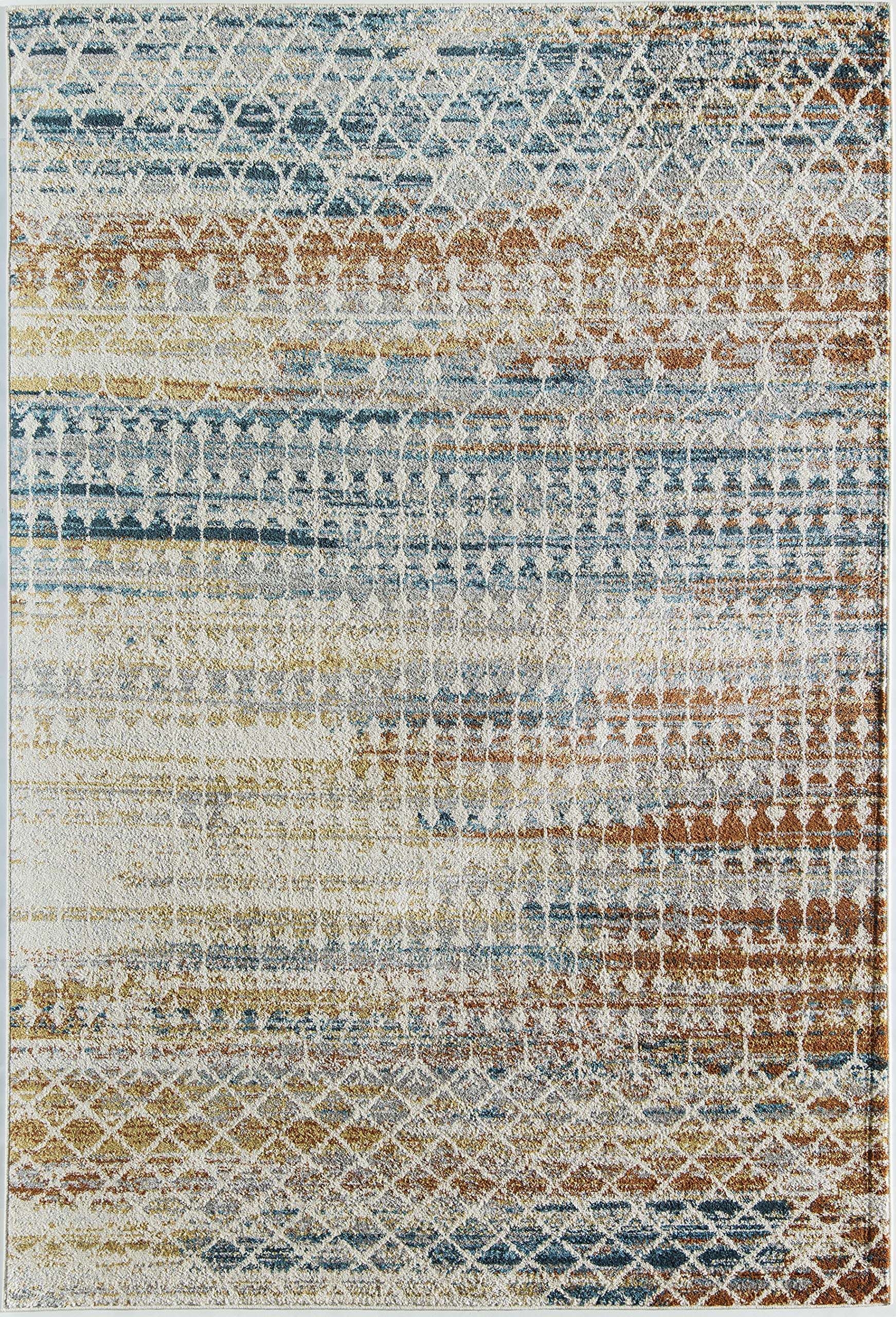 CosmoLiving Manhattan Collection Area Rug 5'1" x 7' Tribal Harvest