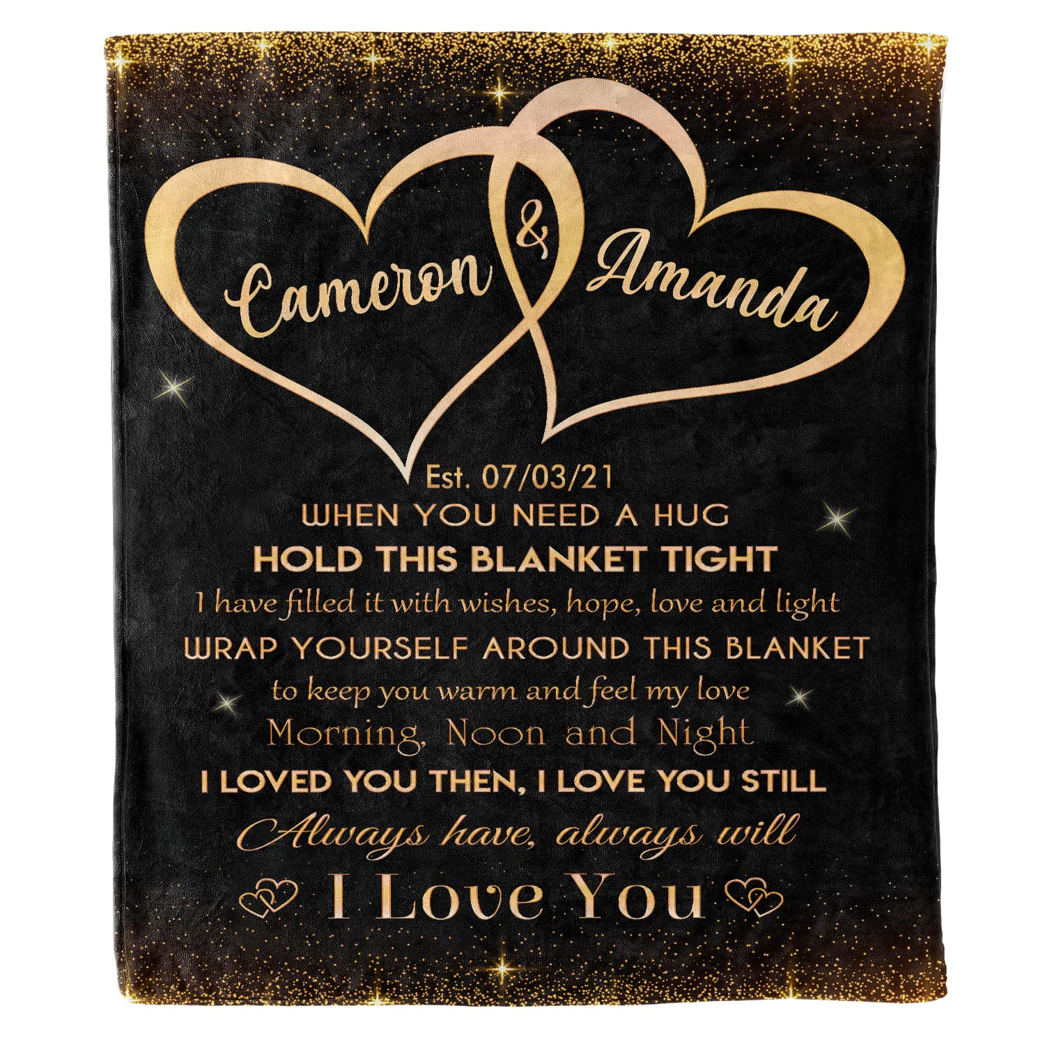 Decoronic Customized Name Blanket for Couples, Never Forget How Special You are to Me, Gift for Birthday, for Him/Her Fleece or Sherpa Blanket (Design 4, Throw- 50"x60" (Inches))