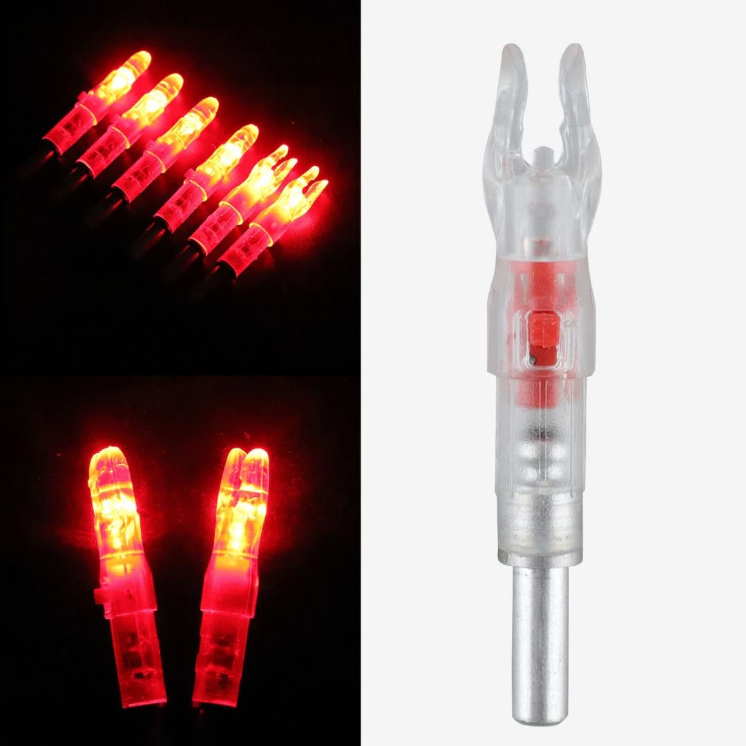 Dinks Outdoors Company Buck Reaper 100 Grain Broadhead, 2 Blade Expandable broadheads 1.7 Inch Cutting Diameter, 3 Pack, w/Bonus Lighted Arrow Knocks Compound Bow or Crossbow