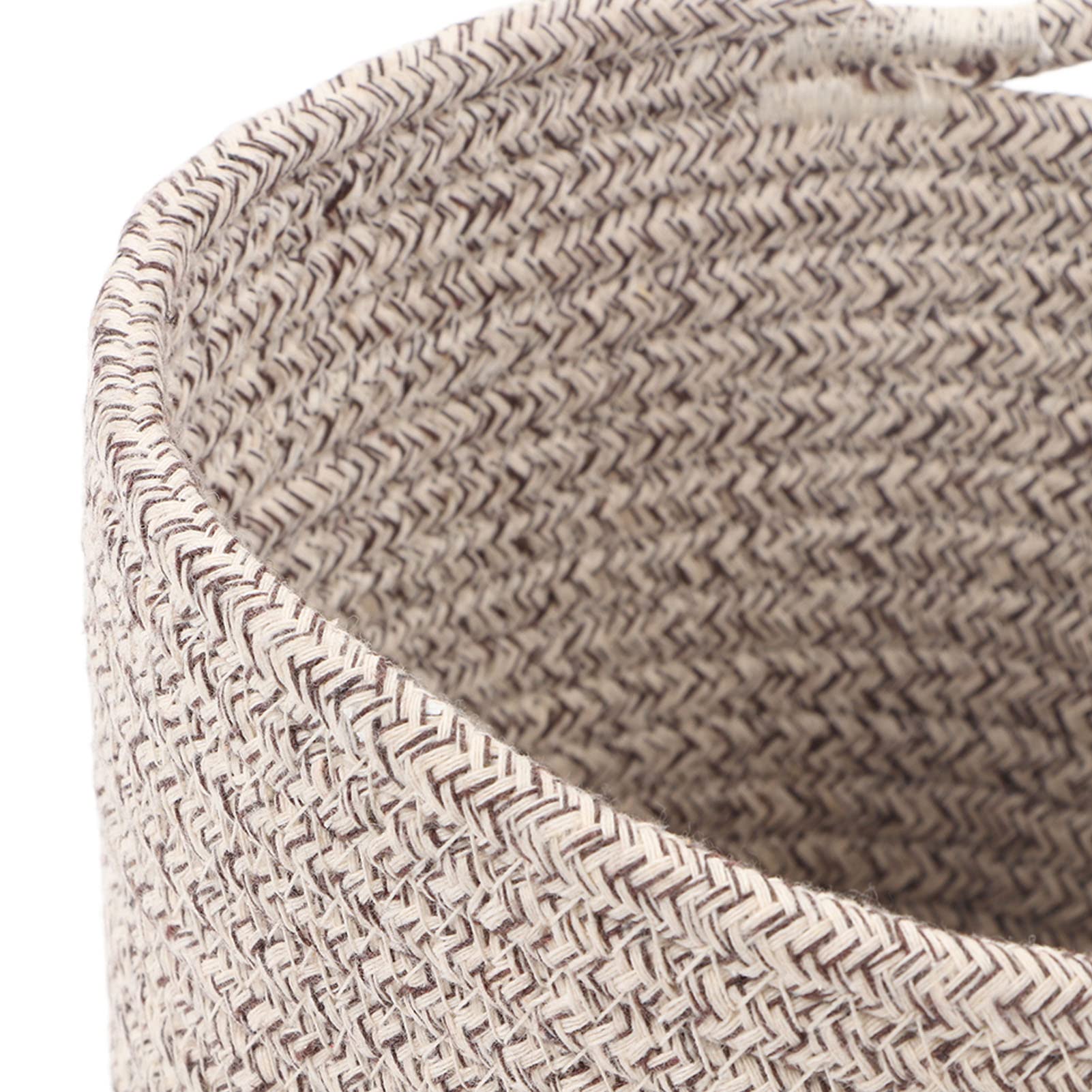 Cotton Rope Basket, Extra Large Blankets Basket for Sundries for Living Room (Type C)
