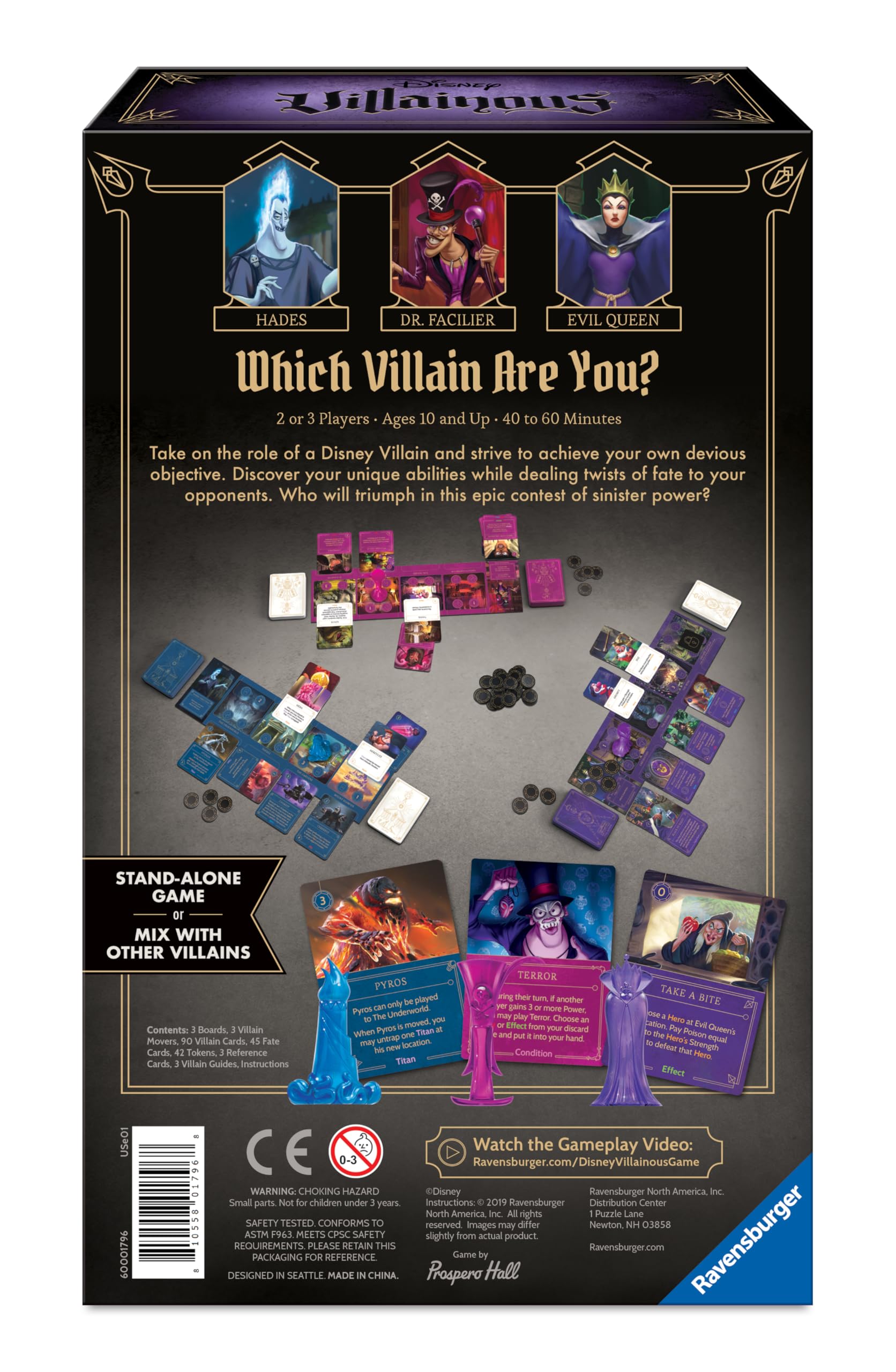Ravensburger Disney Villainous: Wicked to The Core Strategy Board Game | for Ages 10 & Up | Stand-Alone & Expandable | 2019 Toy of The Year Award Winner