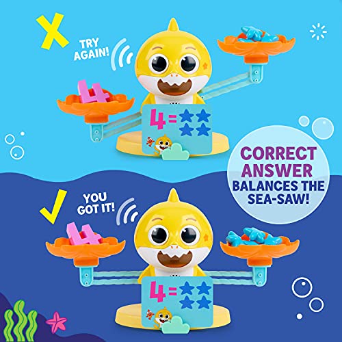 WowWee Baby Shark's Big Show! Sea-Saw-Counting Game β Educational Toy for Toddlers β Kids Math Toys