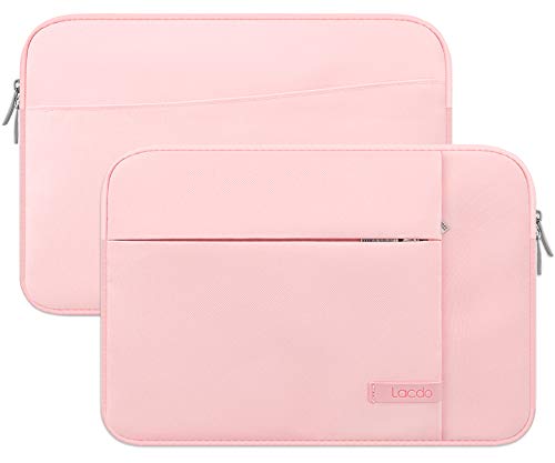 Lacdo Laptop Sleeve Case for 14 inch New MacBook Pro M2 / M1 Pro Max A2779 A2442 2023-2021, 13.5 inch Microsoft Surface Laptop 5 4 3 2 1/13.5" Surface Book 3 2 1 Computer Bag Water Resistant, Pink