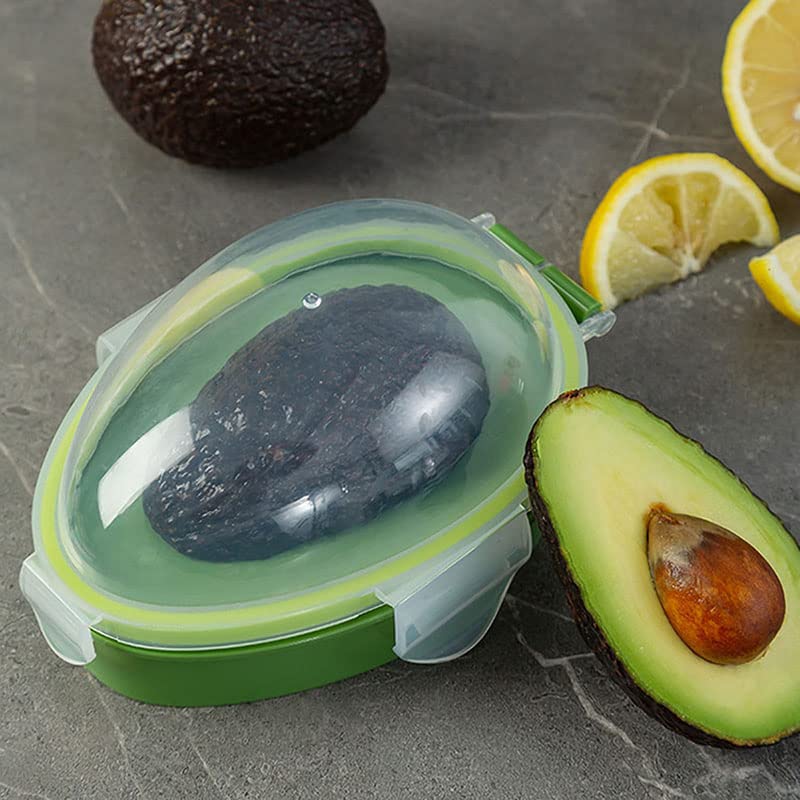 CAUME Bread Box for Kitchen Mini Bread Box Storage Box For Kitchen Countertop,plastic Bread Bin With Transparent Lid For Bread, Cake,Fruit -green Farmhouse Bread Box
