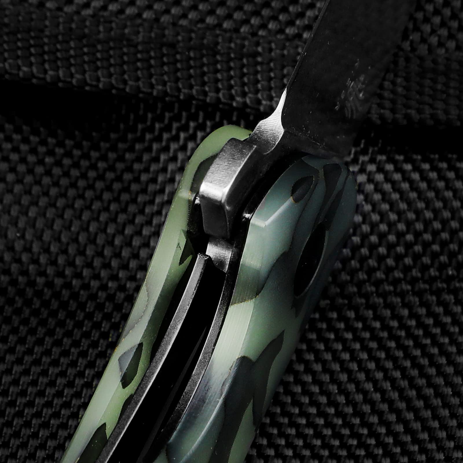 Kizer Folding Pocket Knife, 3.11 Inches S35VN Steel Blade Raffir Handle EDC Knife, Assisted Folder Opening with Flipper, Utility Knife for Men Women, Gemini Ki3471A2
