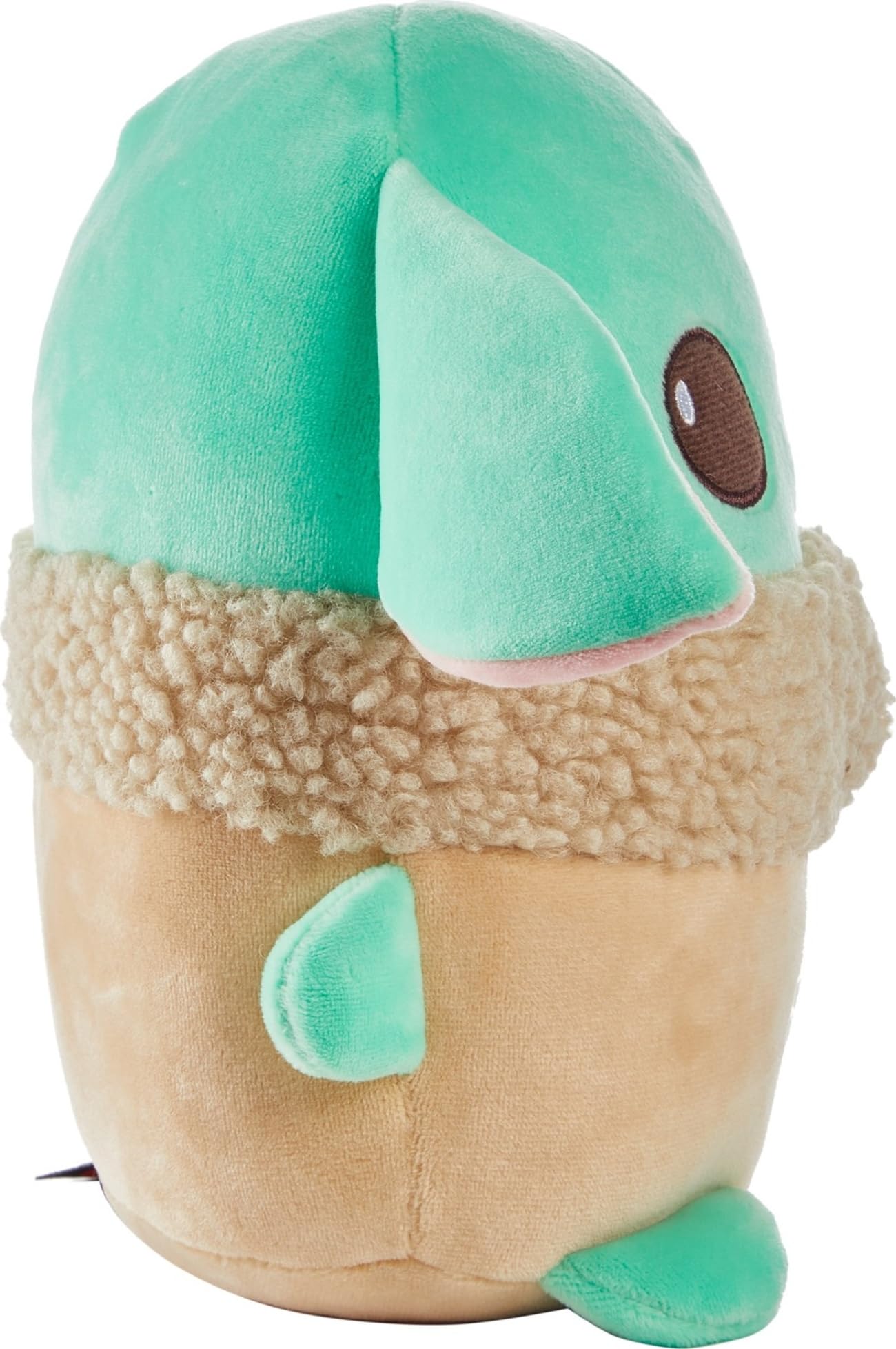 Mattel Star Wars The Mandalorian Cuutopia Plush Figure, 10-inch Grogu Soft Rounded Pillow Doll, Collectible Toy Inspired by the Character