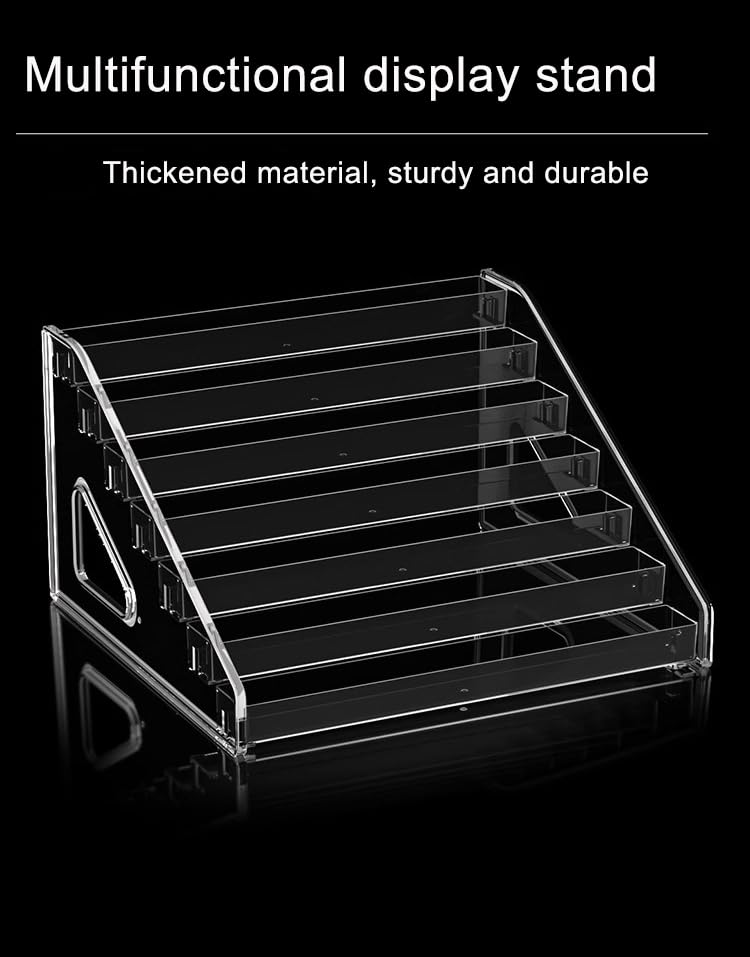 Generic Acrylic Greeting Card Display Rack, Greeting Card Holder Stand Clear Plastic Multiple Cards Display Stand Rack for Display Photo Stand for Counter Tabletop Display Supplies
