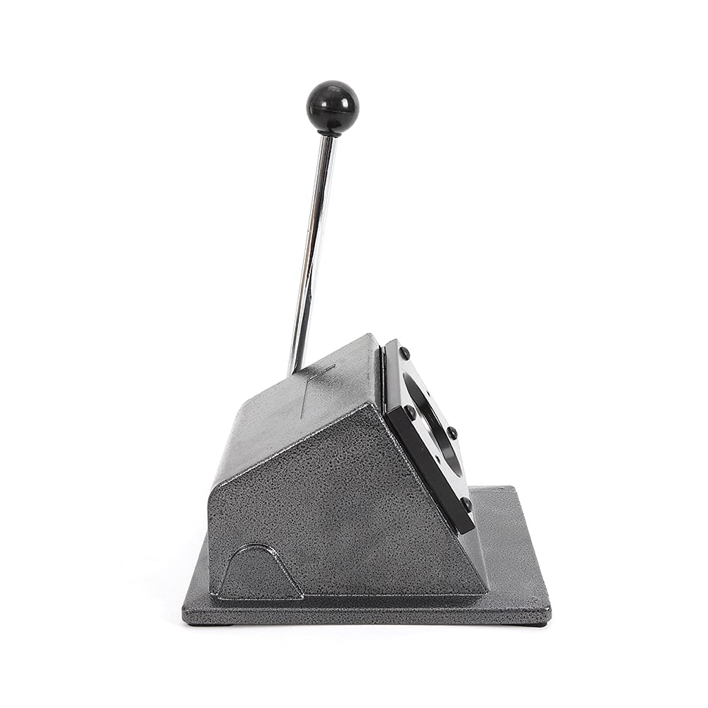 CNCEST Badge Button Making Machine,37MM Button Maker Manual Graphic Circle Badge Round Punch Die Cutter Button Maker