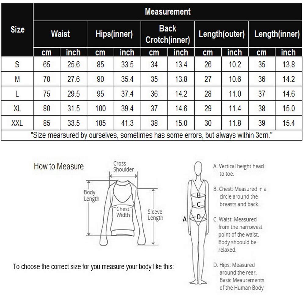 COOrun Running Yoga Shorts for Women - Activewear Workout Exercise Athletic Jogging Shorts 2-in-1 White M
