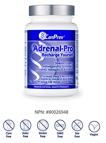 CanPrev Adrenal-Pro Recharge Yourself Vegi Capsules, 120 Count