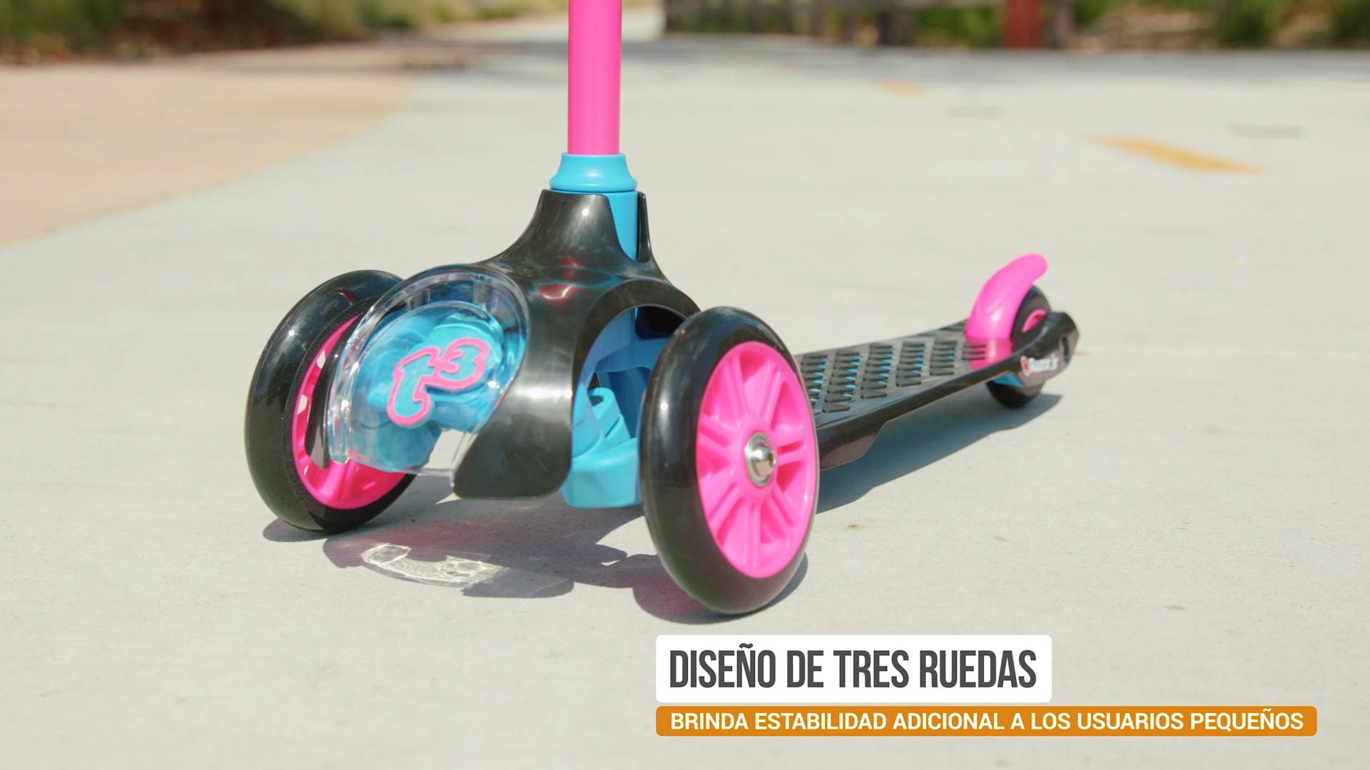 Razor Jr. T3 Kick Scooter for Kids Ages 3+ - Lightweight, Advanced Tilt-to-Turn Technology, For Riders up to 48 lbs