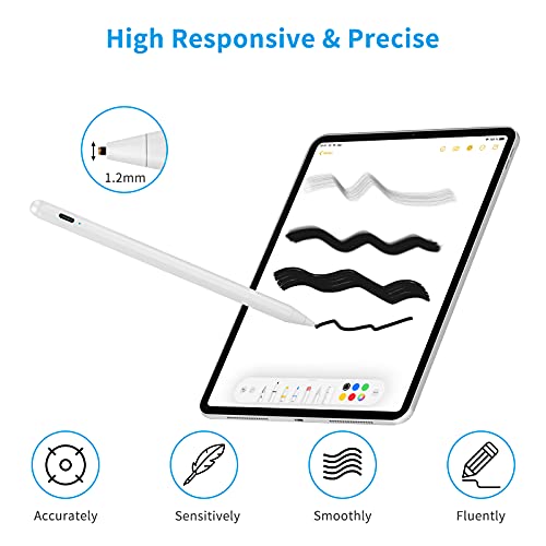 Stylus Pens for Amazon Kindle Fire 10 Pencil,Active Stylist Digital Pencil with 1.5mm High Sensitive Fine Tip Amazon Kindle Fire 11th Gen Pen White
