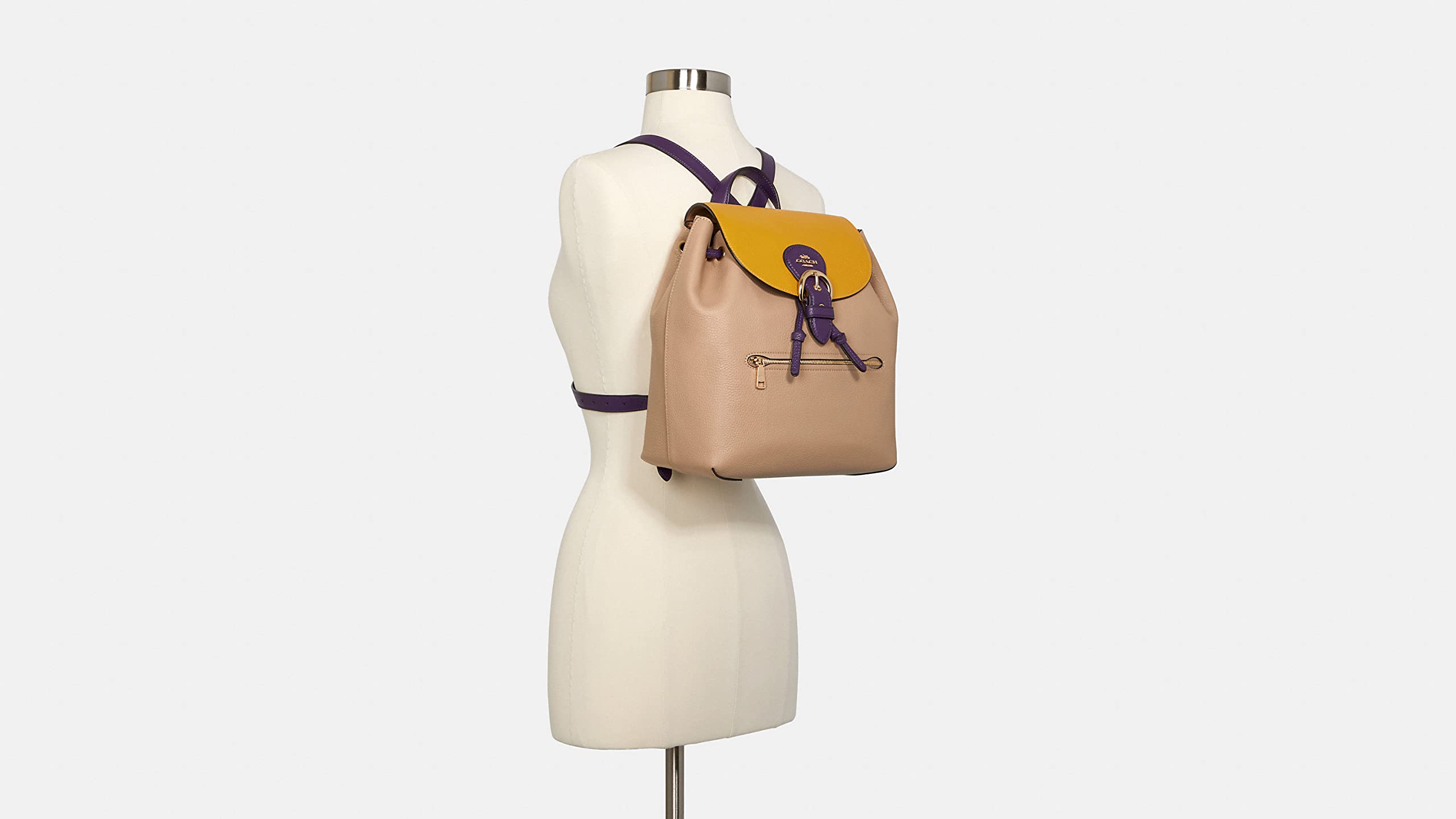 Coach Womens Kleo Backpack (IM/Taupe Multi)
