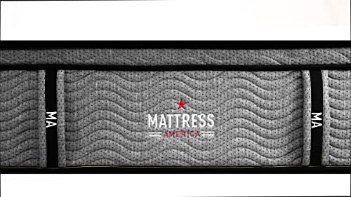 Mattress America Frost 13 Inch Hybrid Pocket Coil Pillow Top Mattress Gel Infused Memory Foam Full