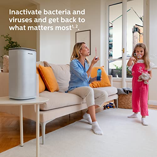 Philips LED UV Light Sanitizer Air Cleaner | Touch Control | Auto-Off Safety | ETL Listed & EPA Certified