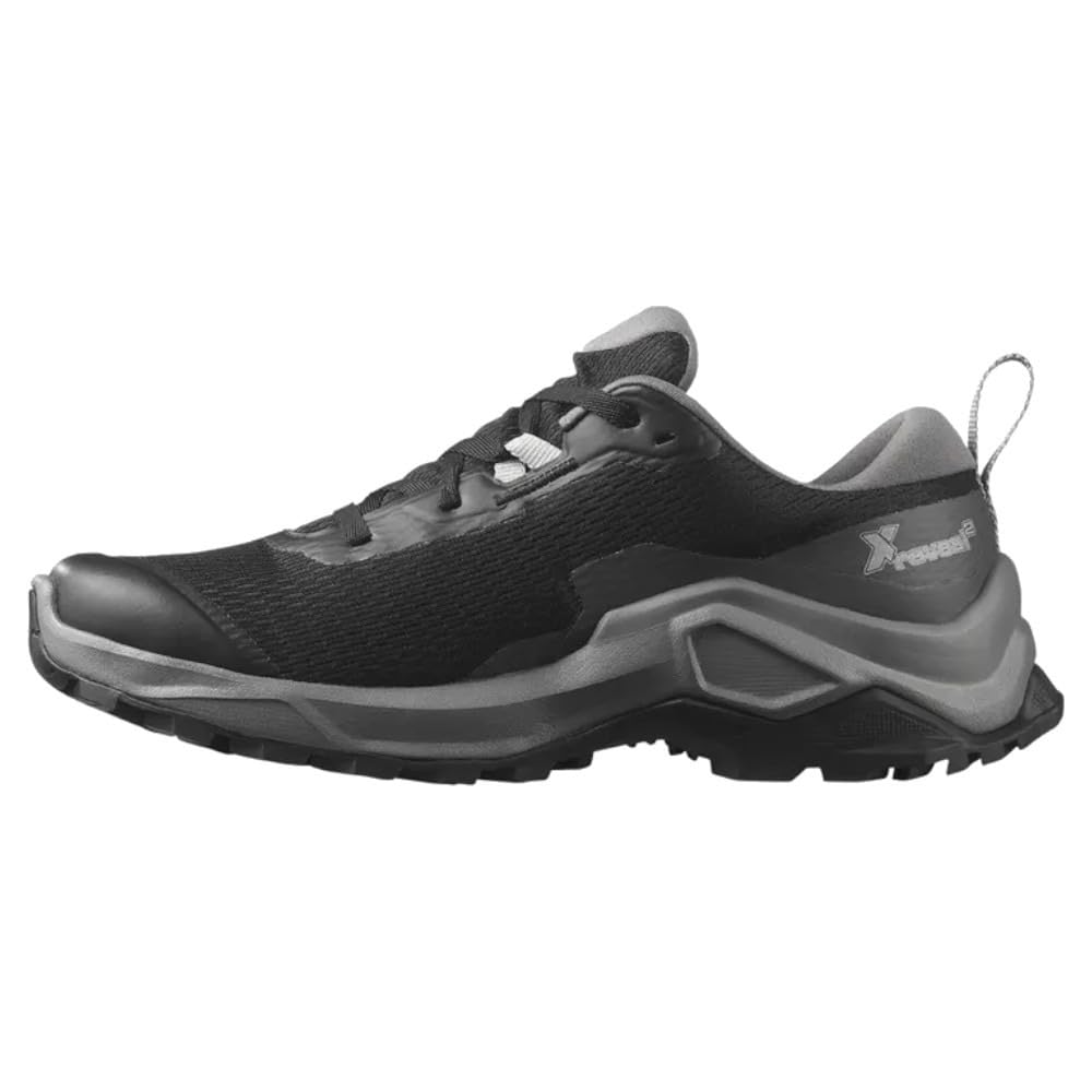 Salomon X Reveal 2 Gore-TEX Hiking Shoes for Women, Black/Magnet/Quiet Shade, 7