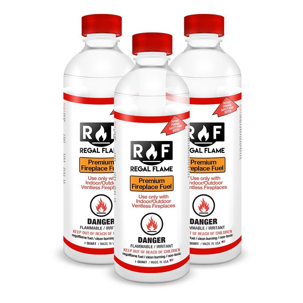 Regal Flame Prime Ventless Bio Ethanol Fireplace Fuel - 3 Quarts