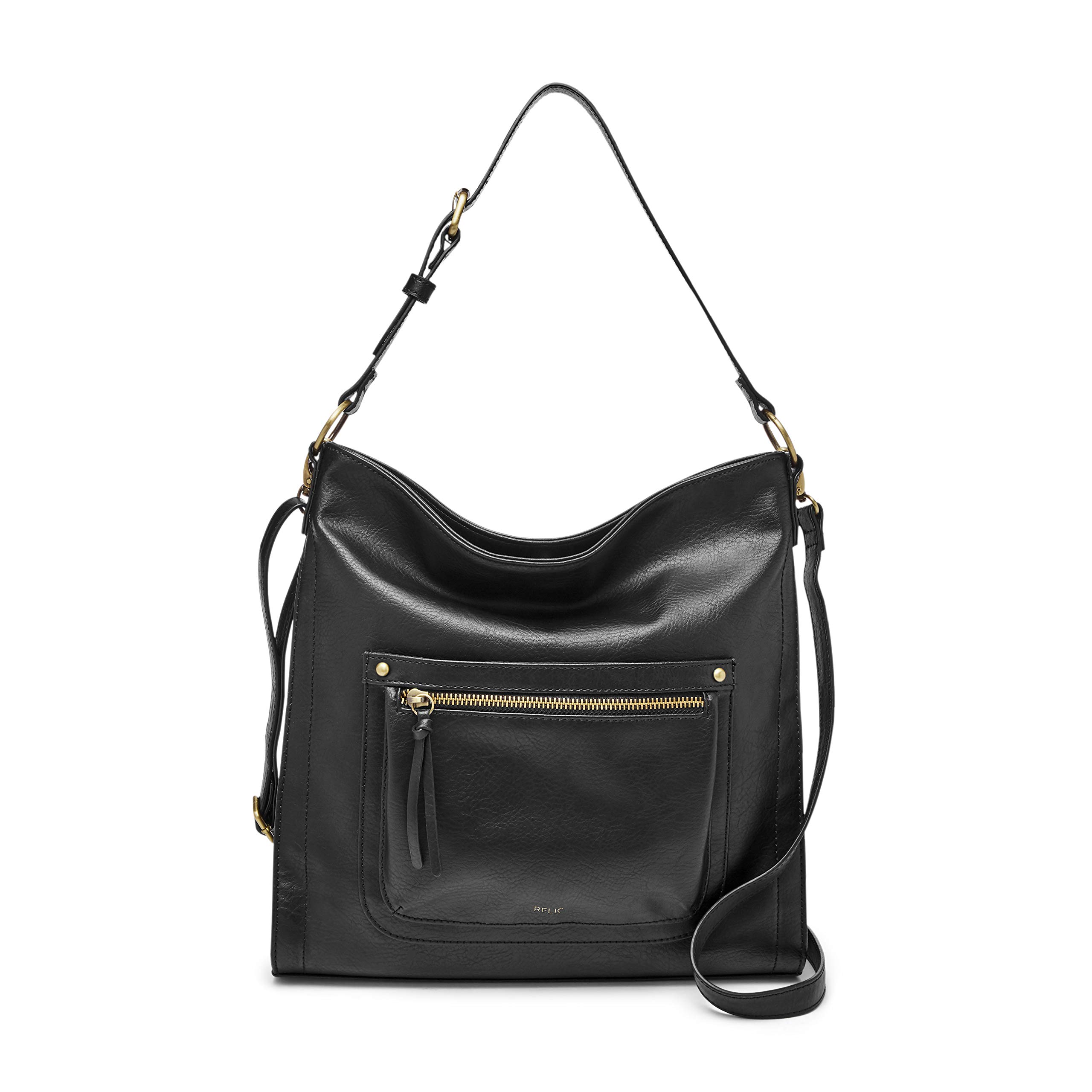 RELIC by Fossil Women's Tinsley Convertible Crossbody Handbag, Color: Black Model: (RLH9009001)