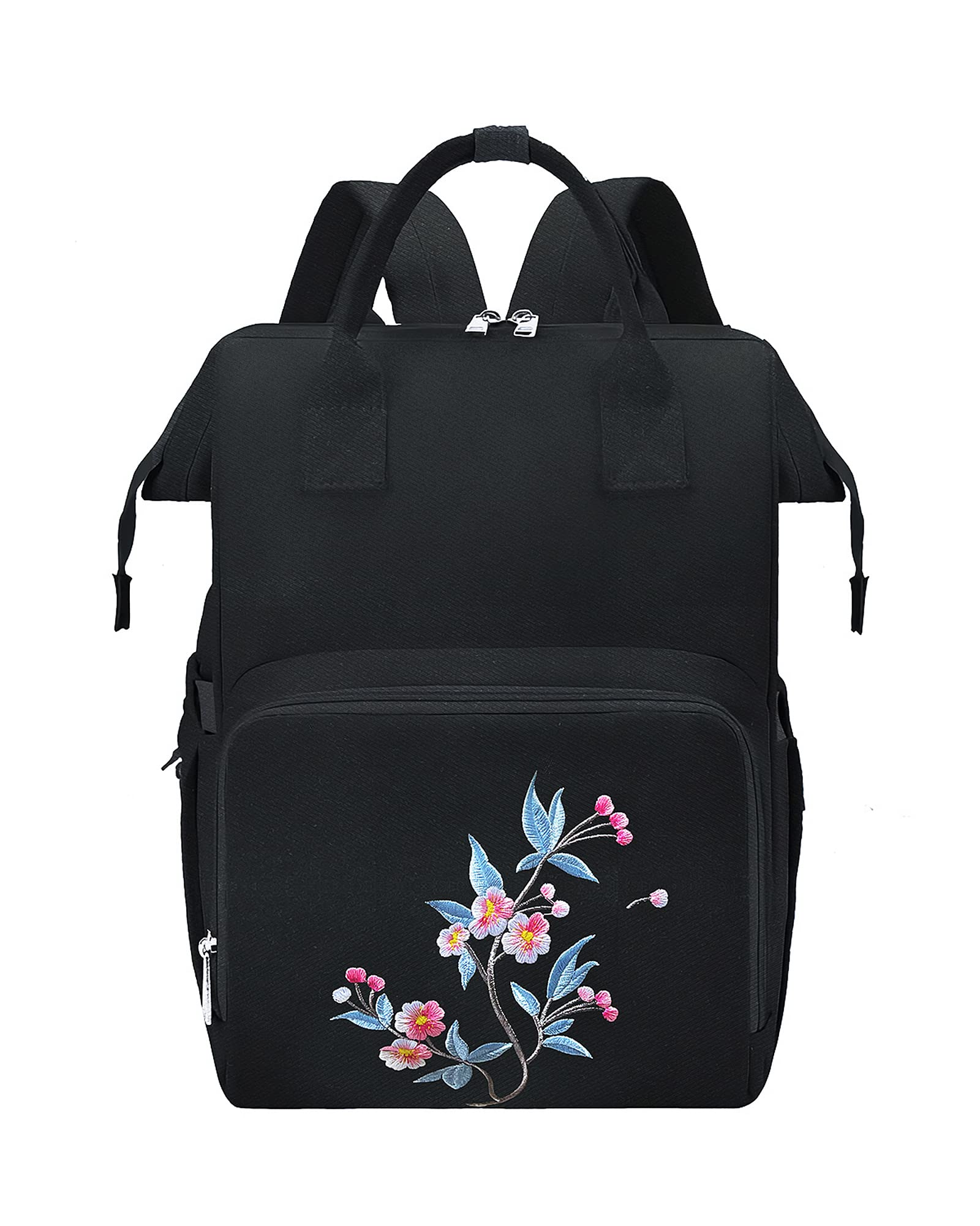 Fyzeoty Diaper Bag Backpack - Pañaleras Para Bebe,Diaper Backpack for Mom Dad and Baby Girl Boys,Embroidered,Lightweight,Large,Waterproof