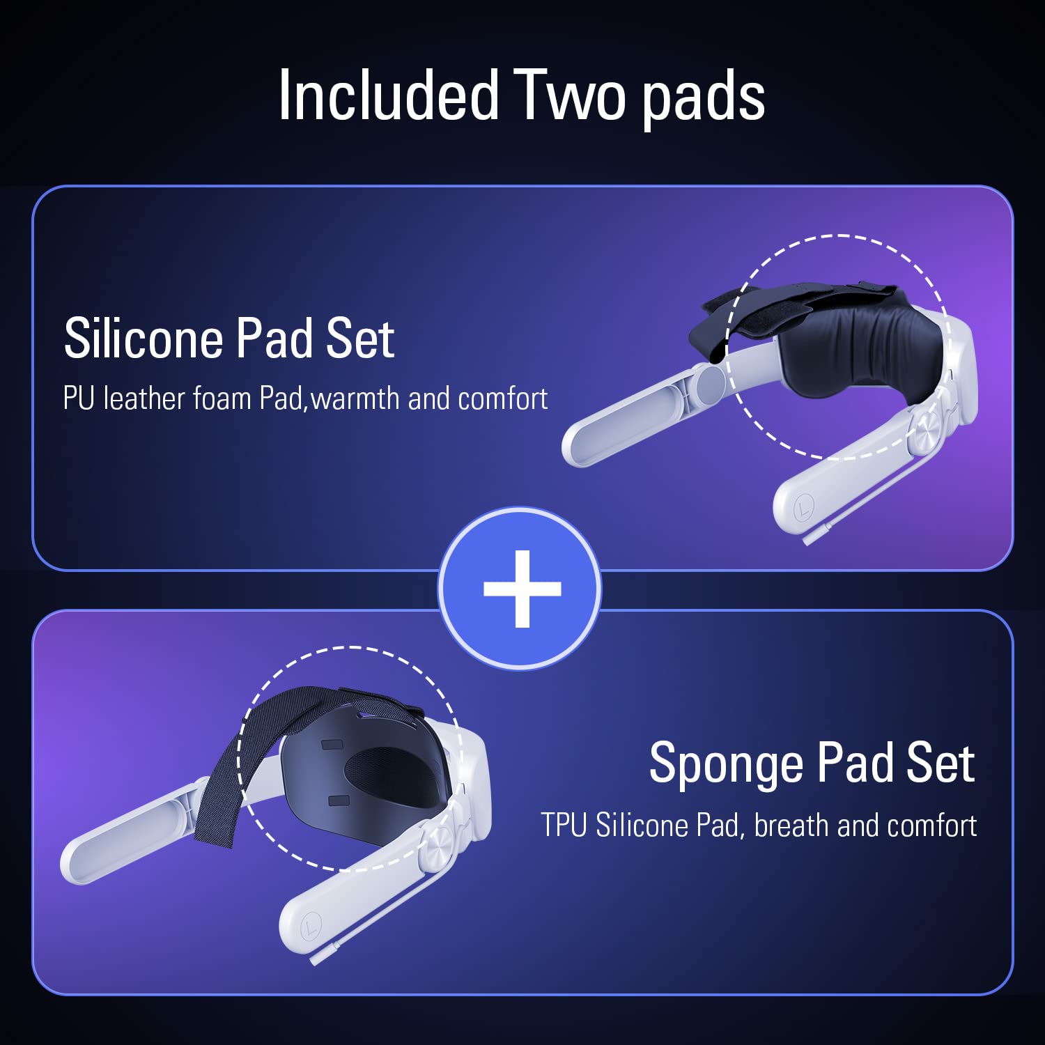 Elite Strap with Battery for Oculus Quest 2, 6000mAh Battery Pack for 6 Hrs Playtime, Fast Charging VR Power, Lightweight Replacement Elite Strap Accessories Balance VR