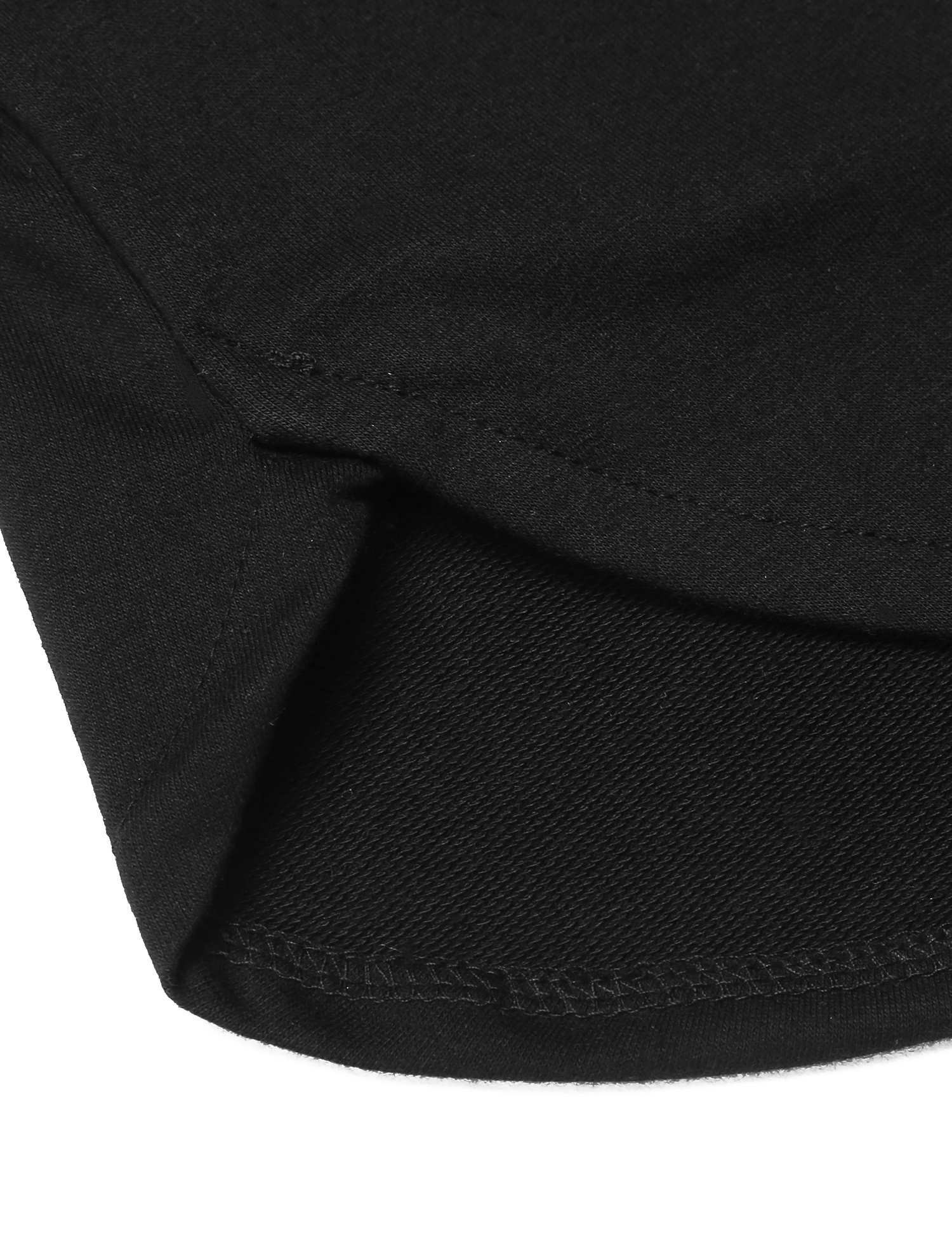 COOFANDY Men's Gym Shorts, 01-Black, Large