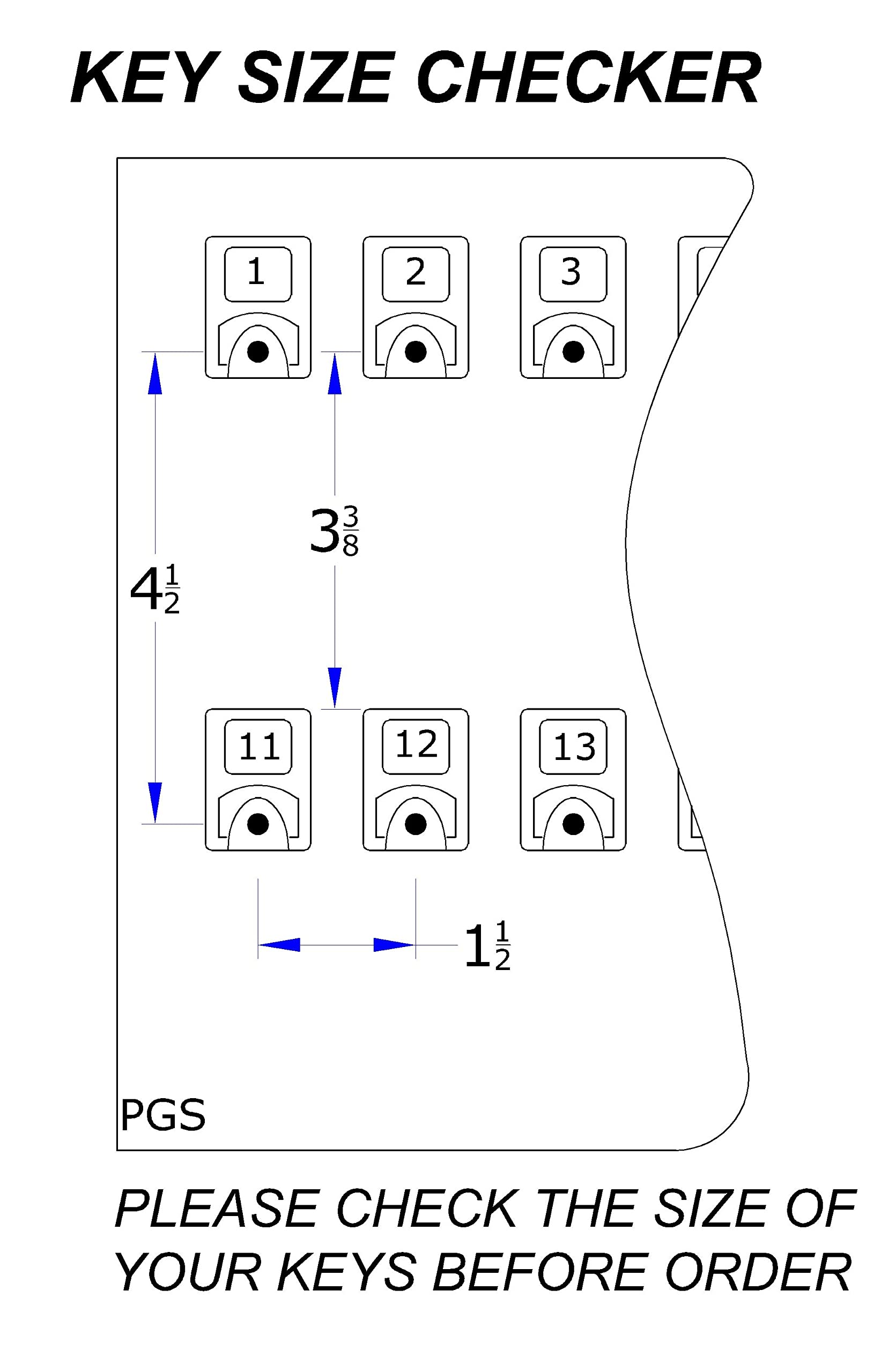 KEYSTAND # 100PGS, 100 Numbered Hooks for Car Rentals & Large Warehouses (100 Tag & Ring Included)