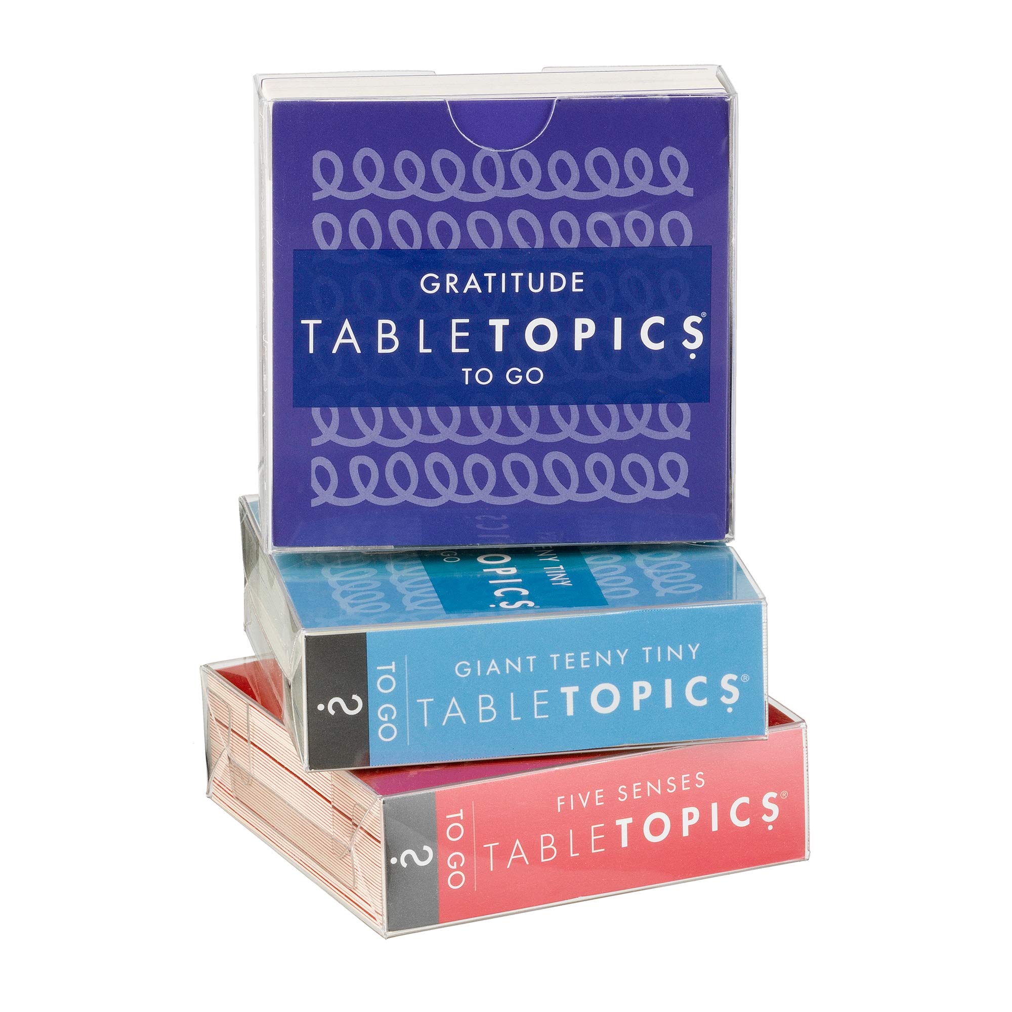 TableTopics Kids Conversation Pack - 120 Conversation Cards for Family Play Together, Engage and Connect with Kids, Boxed Set of 3 Topics