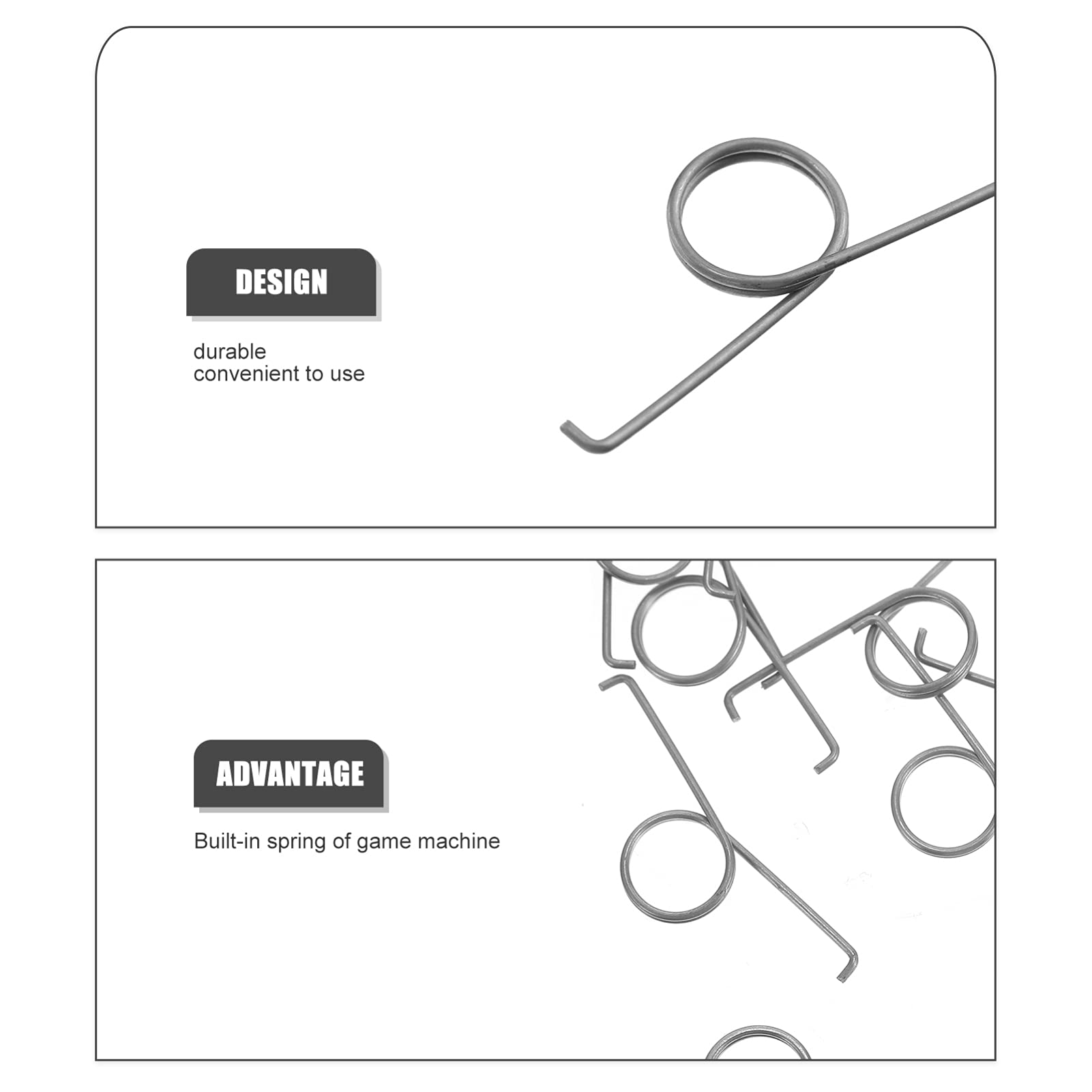 MILISTEN 50pcs Button Spring Controller Spring Metal Game Machine Spring Replacement Spring Metal Gamepad Spring Metal Metal Buttons Game Console l2 Iron