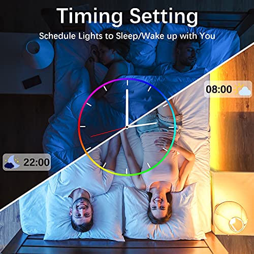 Cozylady LED Strip Light, LED Light Strip for Bedroom, Kitchen(65.6ft, RGB)