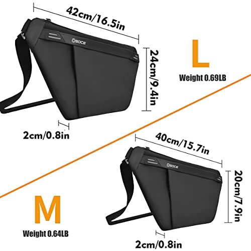 OSOCE Anti Theft Sling Crossbody Chest Bag Waterproof Shoulder Backpack Sling Chest Crossbody Bag Cover Pack Rucksack Bicycle Sport