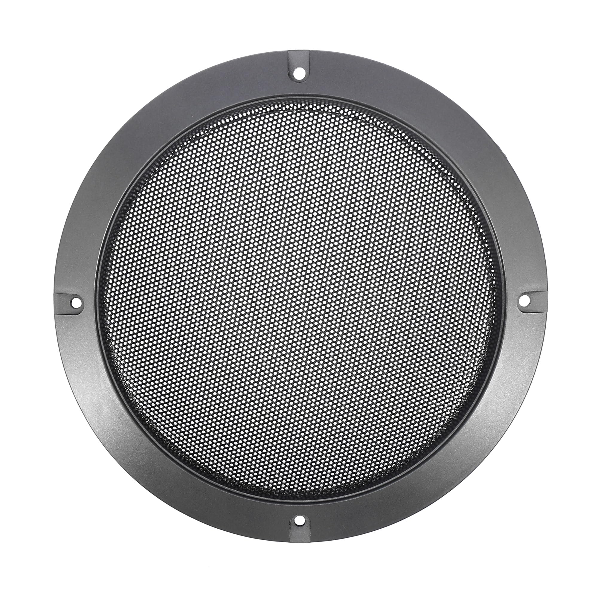 X AUTOHAUX 6.5" Titanium Tone Audio Speaker Cover Mesh Subwoofer Grill Horn Glossy Guard Protector