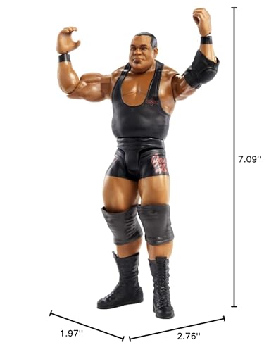 WWE Basic Keith Lee Action Figure, Posable 6-inch Collectible for Ages 6 Years Old & Up, Series # 127