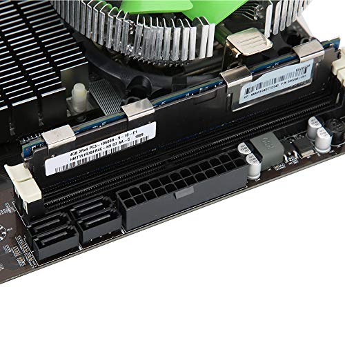 CPU Motherboard Set, Desk Top PC Motherboard Set for Intel Xeon X5650 CPU High Air Volume Radiator, Memory Main Board Set Support Zhiqiang Series I7 Quad-core CPU Six-core