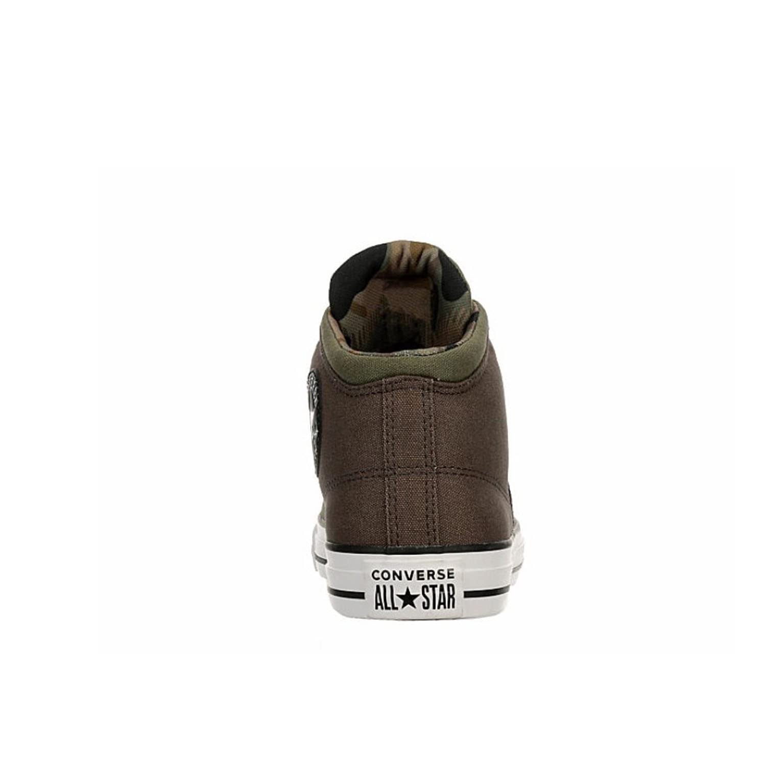 Converse Unisex Chuck Taylor All Star Mid High Street Sneaker - Utility/Engine Smoke/White 15