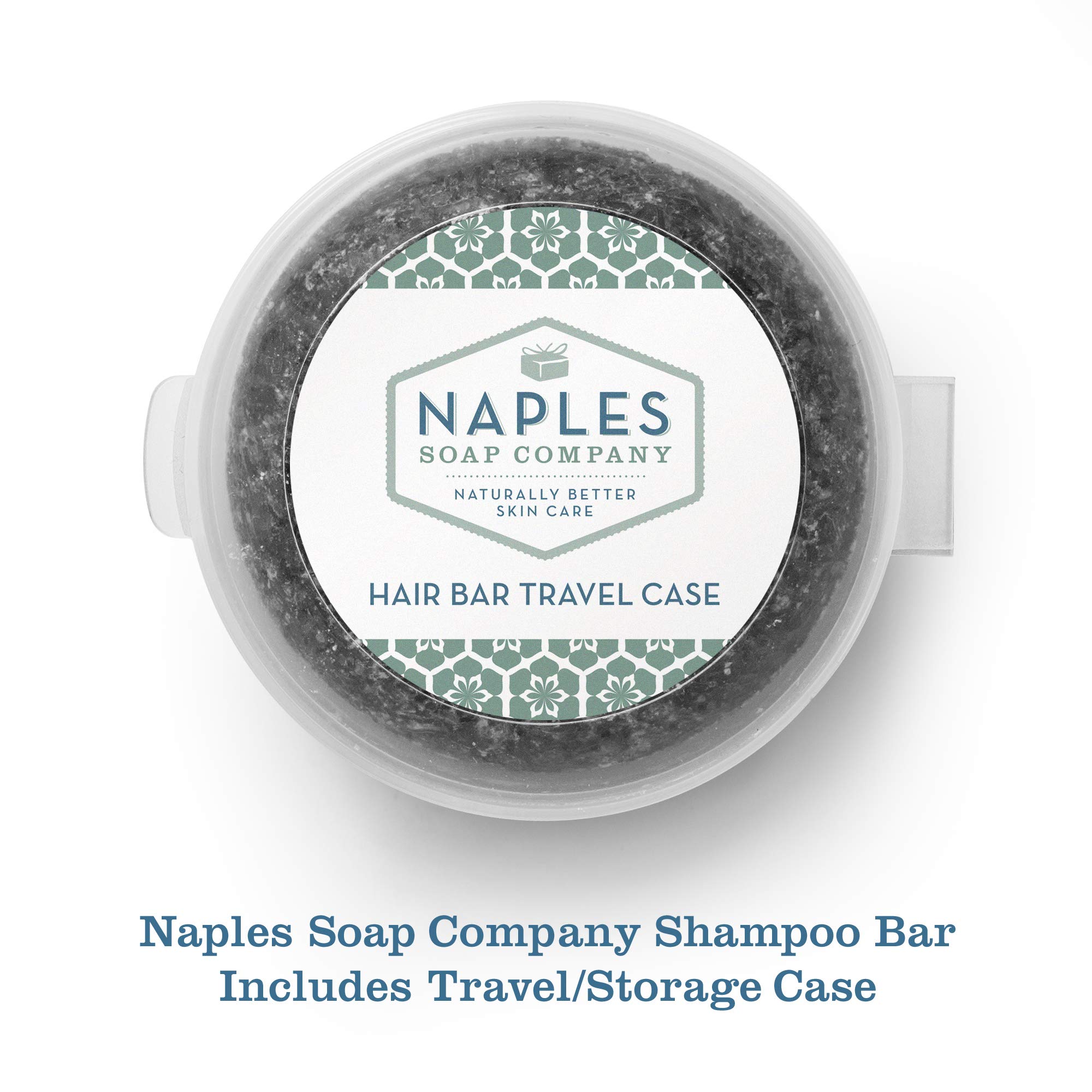 Naples Soap Company, 50-75 Use, Solid Shampoo Bar, Gentle, Eco-Friendly Haircare Helps Ensure Nourished and Healthy Hair, All Hair Types, Lavender, 1.75 oz.