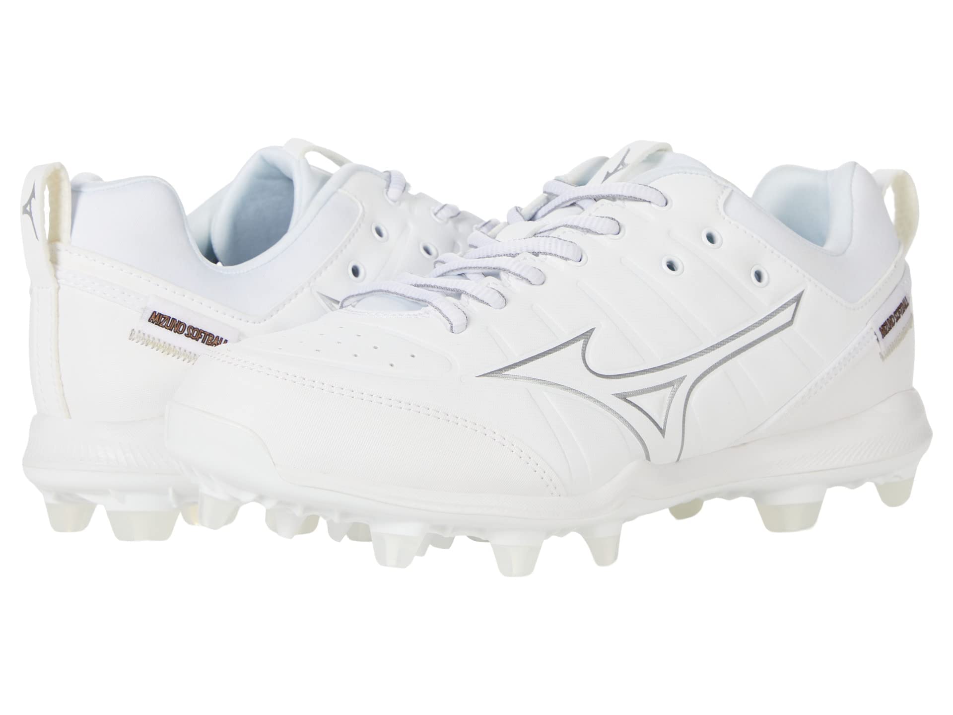 Mizuno womens 9-spike 9 Spike Advanced Finch Elite 5 TPU Molded Softball Cleat, White, 7 US