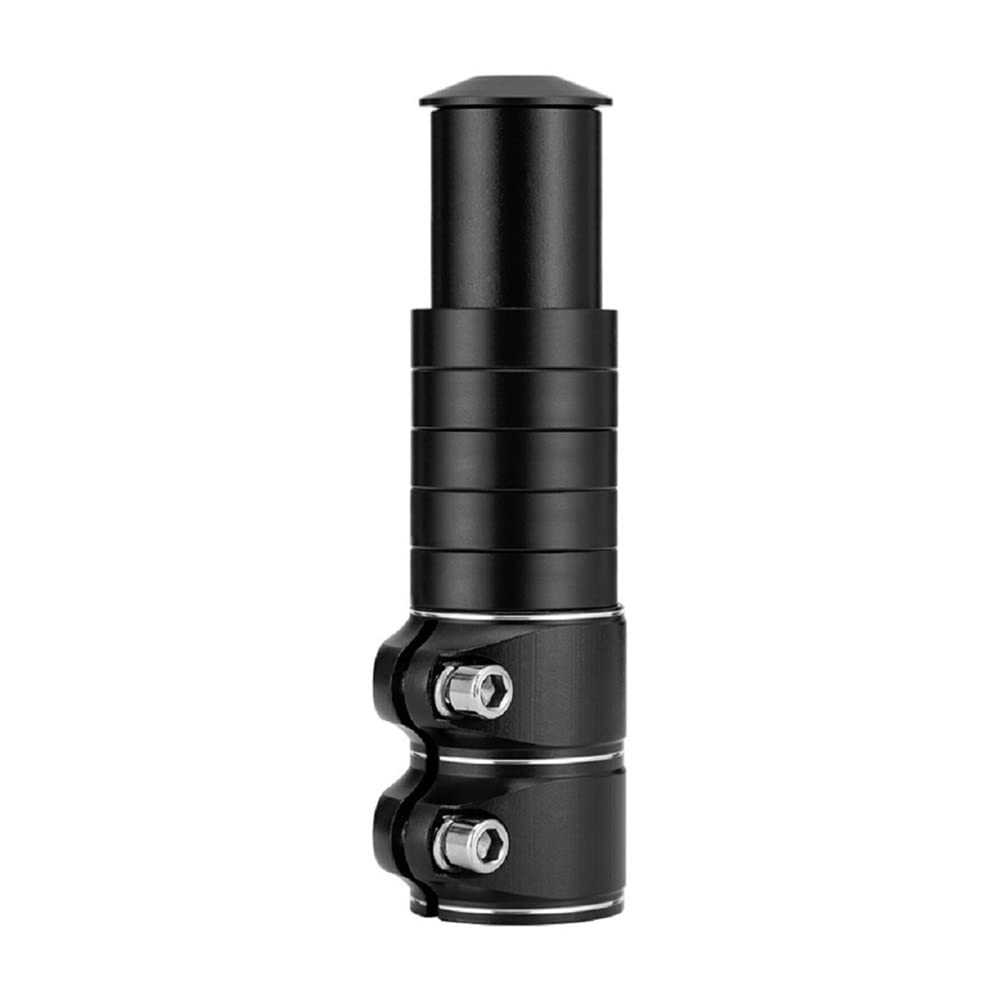 ELUSSO Bicycle stem Riser Mountain Bike Handlebar Front Fork Stem Riser Extender Extension Head Up Adaptor Aluminum Alloy Height Spacer Cycle Accessories Stem Riser Mountain Bike