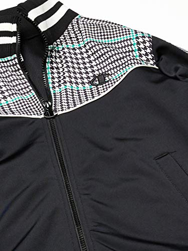 Champion Women's Track Jacket, Black/Exploded Houndstooth, X Small