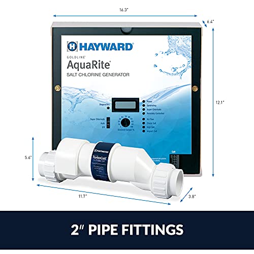 Hayward W3AQR15 AquaRite Salt Chlorination System for In-Ground Pools up to 40,000 Gallons