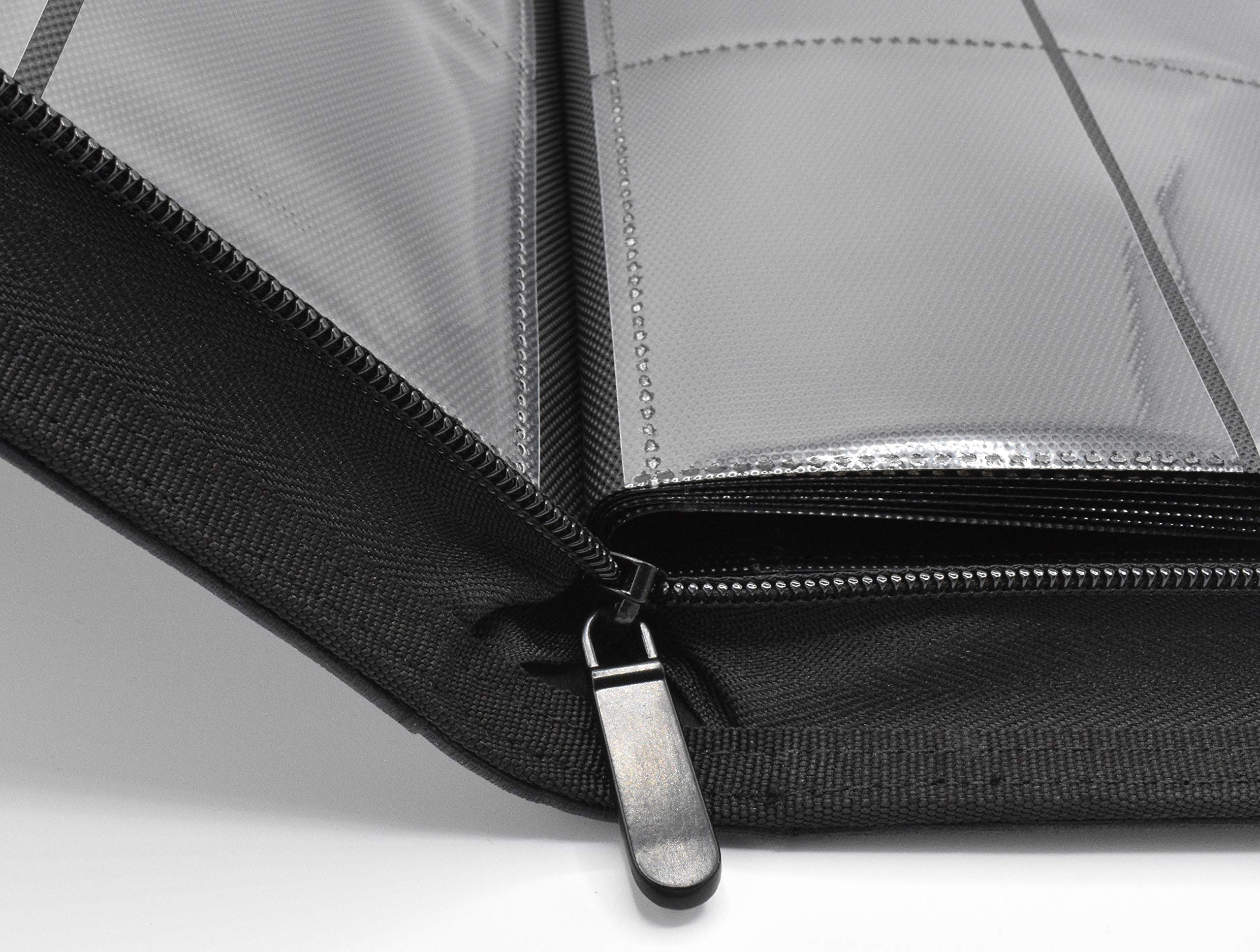 XGuard Premium 9 Pocket Trading Card Binder - PU Leather - 360 Side Loading Pocket Album Folder - For TCG and Sports Cards