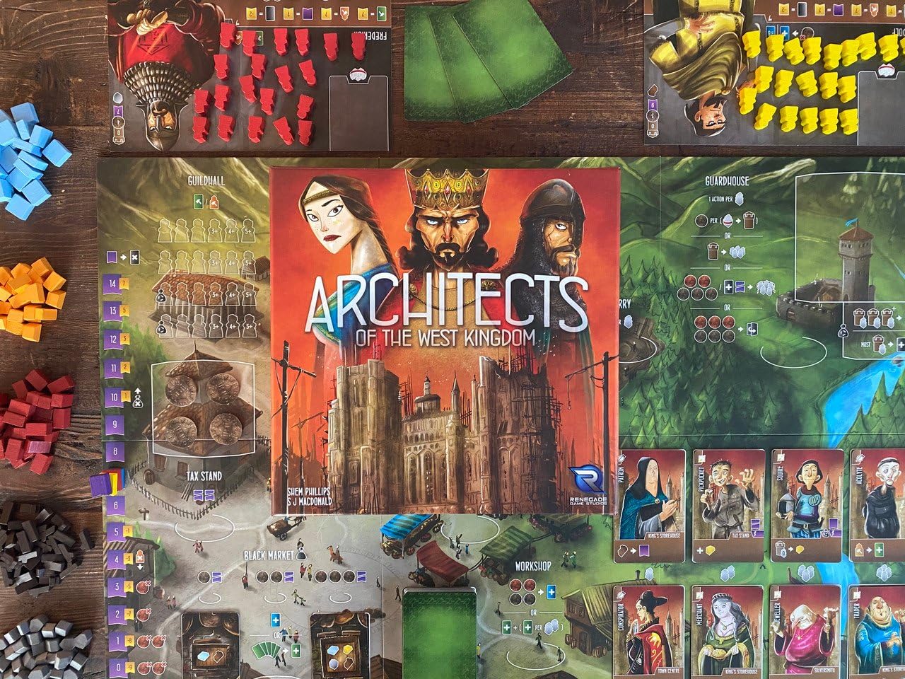 Renegade Game Studios Architects of the West Kingdom Game for 1-5 Players Aged 12 & Up