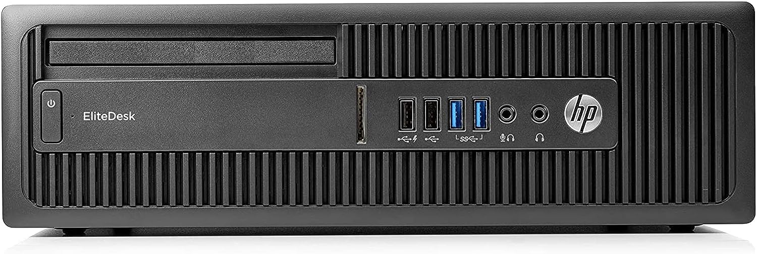 HP EliteDesk 705 G3-SFF, AMD A10-7800 3.0GHz, 8GB RAM, 256GB Solid State Drive, DVD, Win10P64, (Renewed)