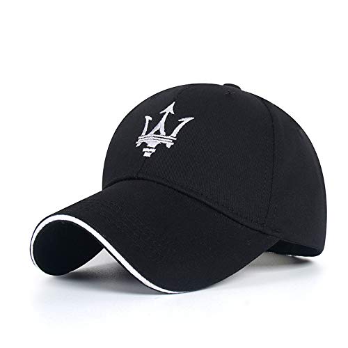 Car Sales Embroidered Logo Adjustable Baseball Caps for Men and Women (Black)