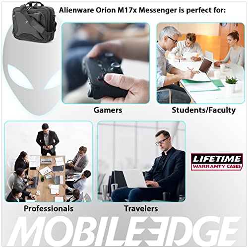 Mobile Edge ScanFast Checkpoint Friendly 17.3-Inch Gaming Laptop Messenger Bag Specifically Designed for Alienware Orion M17x