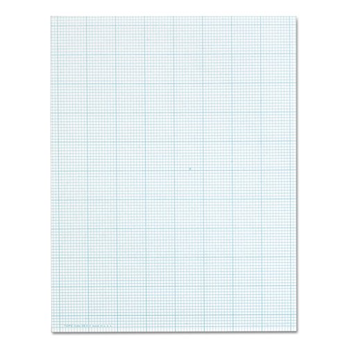 TOPS Cross-Section Pads, 8-1/2" x 11", Glue Top, Graph Rule (10 x 10), 50 Sheets (35101)