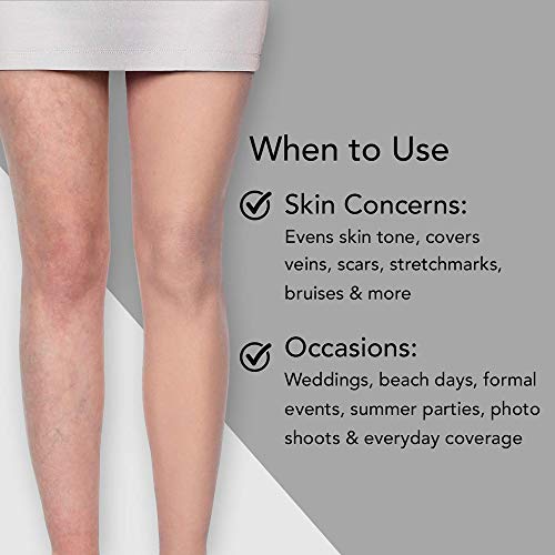 Dermablend Leg and Body Makeup Foundation with SPF 25, 85N Deep Natural, 3.4 Fl. Oz.