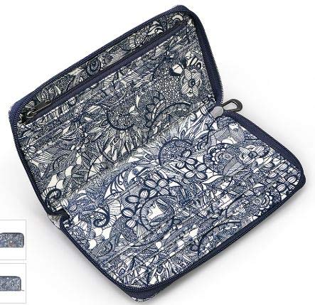 Sakroots Artist Circle Zip Around Wallet Spirit Desert-Navy