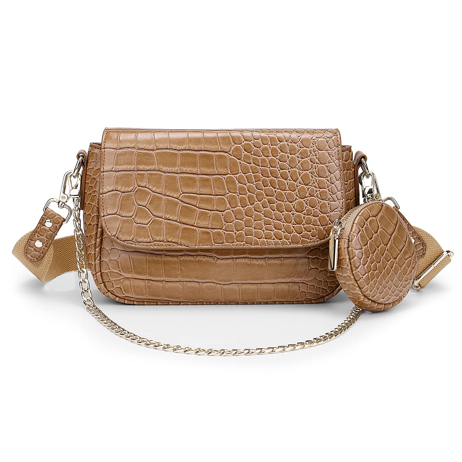 YALUXE Women's Crossbody Bags with Coin Purse
