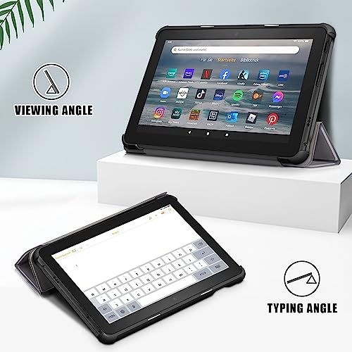 Tablet PC Case Case for Kindle Fire 7 2022 Release Case 7.0Inch Tri-Fold Smart Tablet Case,Ultra Slim Lightweight Stand Case Hard PC Back Shell Folio Case Cover,Auto Sleep/Wake Tablet Case Tablet home